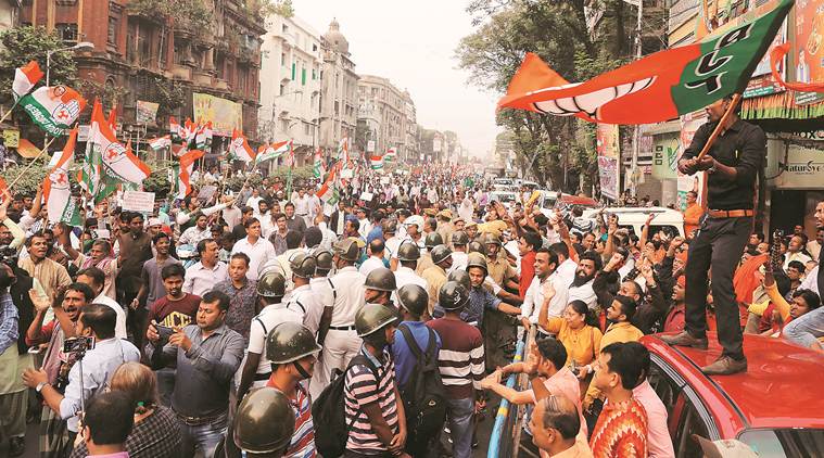 Scuffle in Kolkata as all protest rallies against Citizenship Bill head ...
