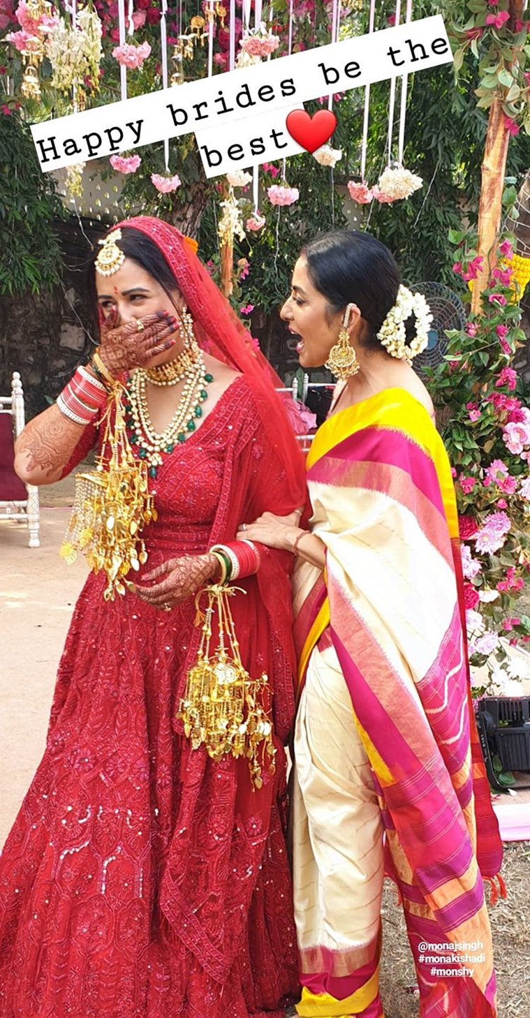 Mona Singh shares first wedding photo: A happily ever after, says actor ...