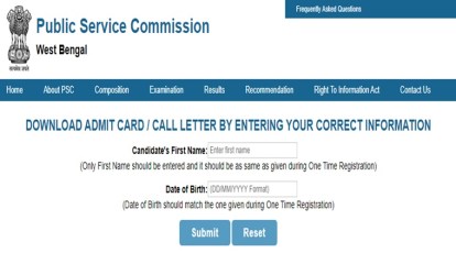 West Bengal Psc Logo WBPSC Clerkship Admit Card 2024 Released For