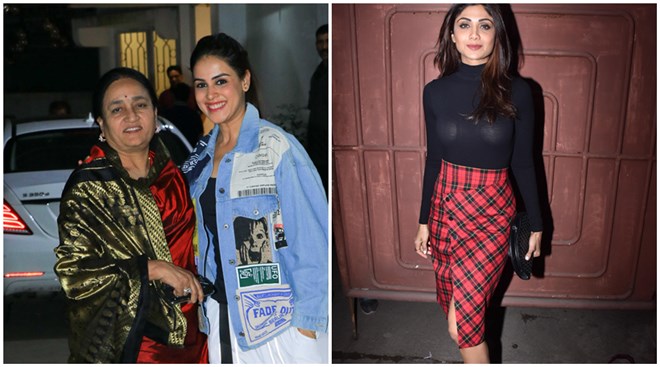 Genelia Deshmukh, Shilpa Shetty and others attend Jawaani Jaaneman ... Genelia Deshmukh, Shilpa Shetty and others attend Jawaani Jaaneman ...