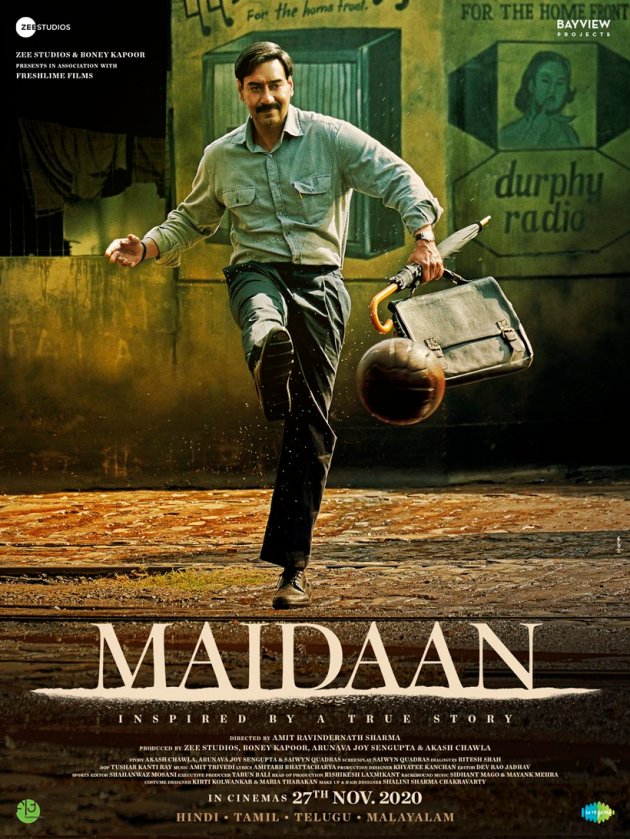 Maidaan posters: Ajay Devgn portrays legendary football coach Syed ...