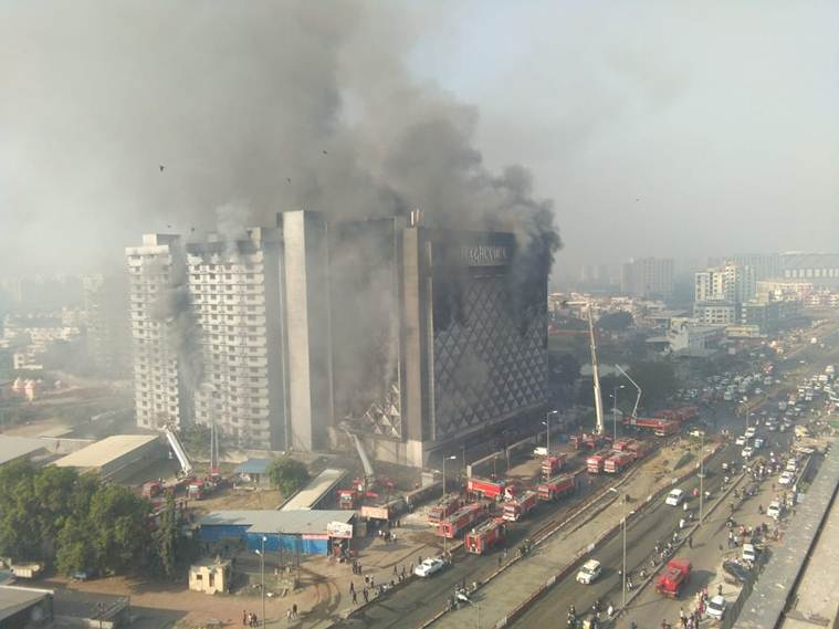Fire at Surat market complex; 70 fire engines rushed to the spot ...