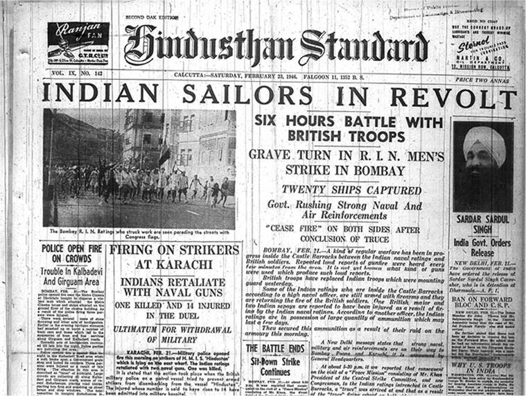 What was the Indian Naval Mutiny?