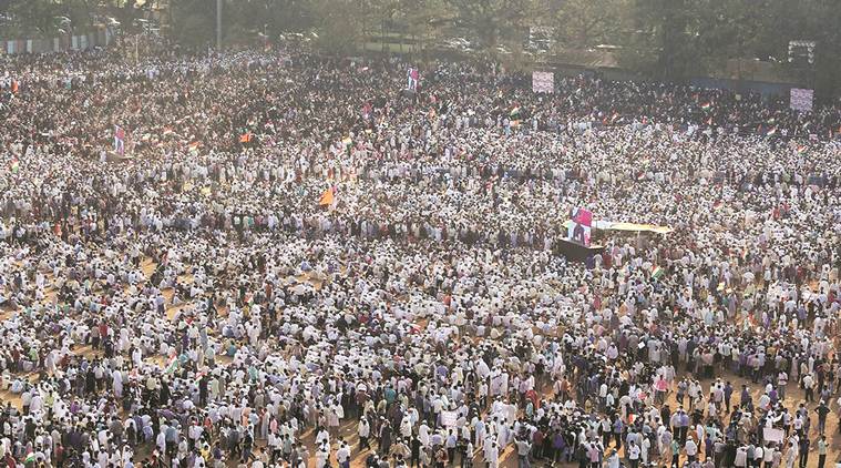Azad Maidan, again: Hum Dekhenge | Mumbai News - The Indian Express
