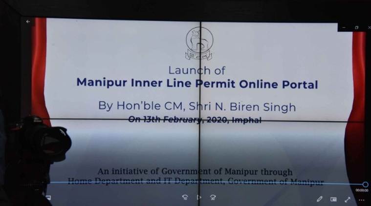 Manipur CM launches online portal for Inner Line Permit | Elections ...