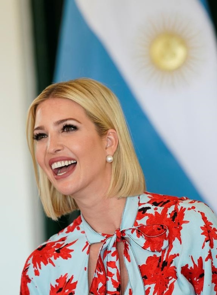 Ivanka Trump gives sustainable fashion goals as she recycles old dress ...