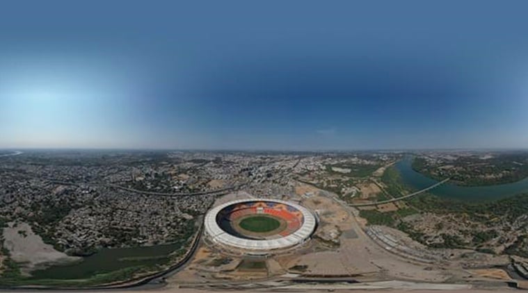 Motera Stadium’s stunning aerial view, insights is a sight to behold ...