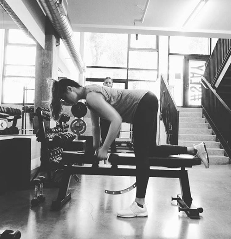 Nargis Fakhri doing muscle building exercises at the gym will inspire ...