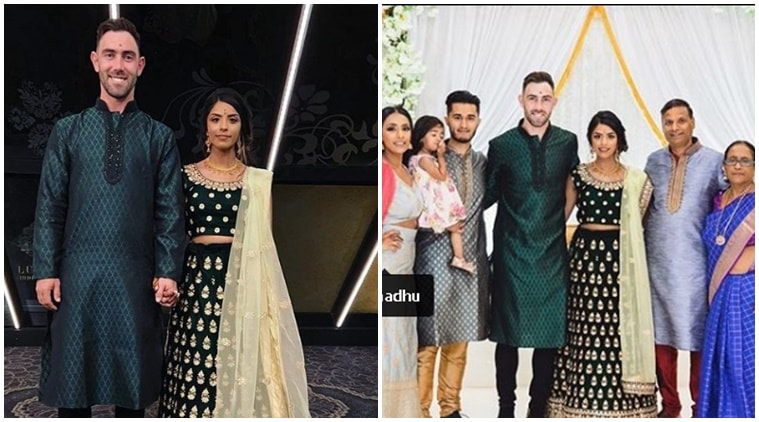 Photos: Glenn Maxwell’s ‘Indian engagement’ with girlfriend Vini Raman ...