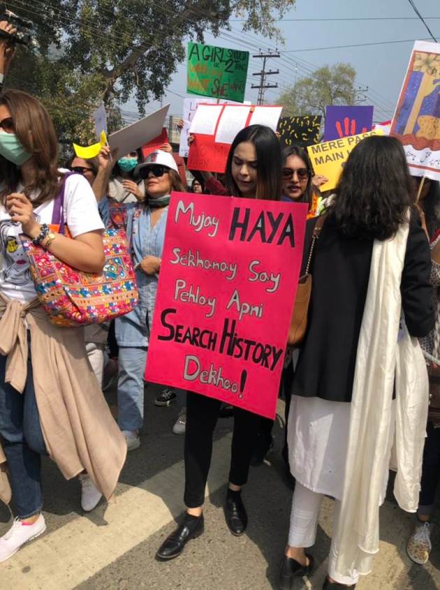 In pictures: ‘Mera Jism Meri Marzi’, a look at Pakistan’s Aurat March ...