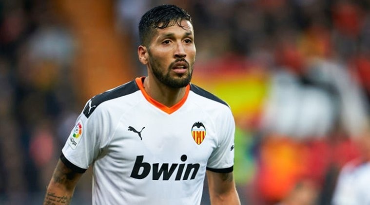 Valencia’s Ezequiel Garay becomes first La Liga player to get ...