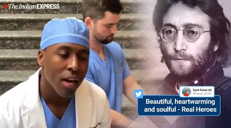 Watch: Doctor’s heartwarming rendition of John Lennon’s ‘Imagine’ goes ...