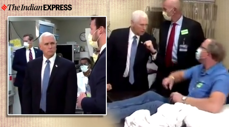 US Vice-President Mike Pence faces flak for not wearing mask during ...