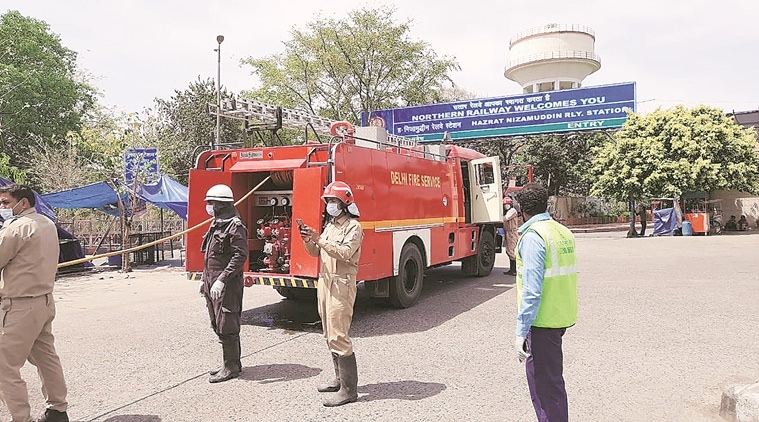 As Delhi’s firemen begin sanitisation efforts, applause from balconies ...