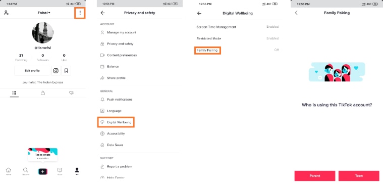 TikTok Family Pairing feature: Here’s how the app’s parental controls ...
