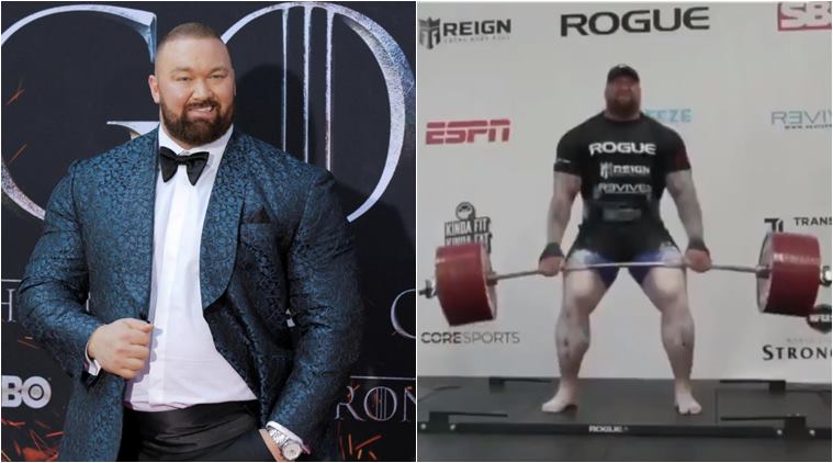 ‘The Mountain’ Hafthor Bjornsson deadlifts 501 kg to set world record ...