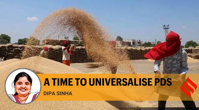 That foodgrain stocks lie in public godowns while people are going ...
