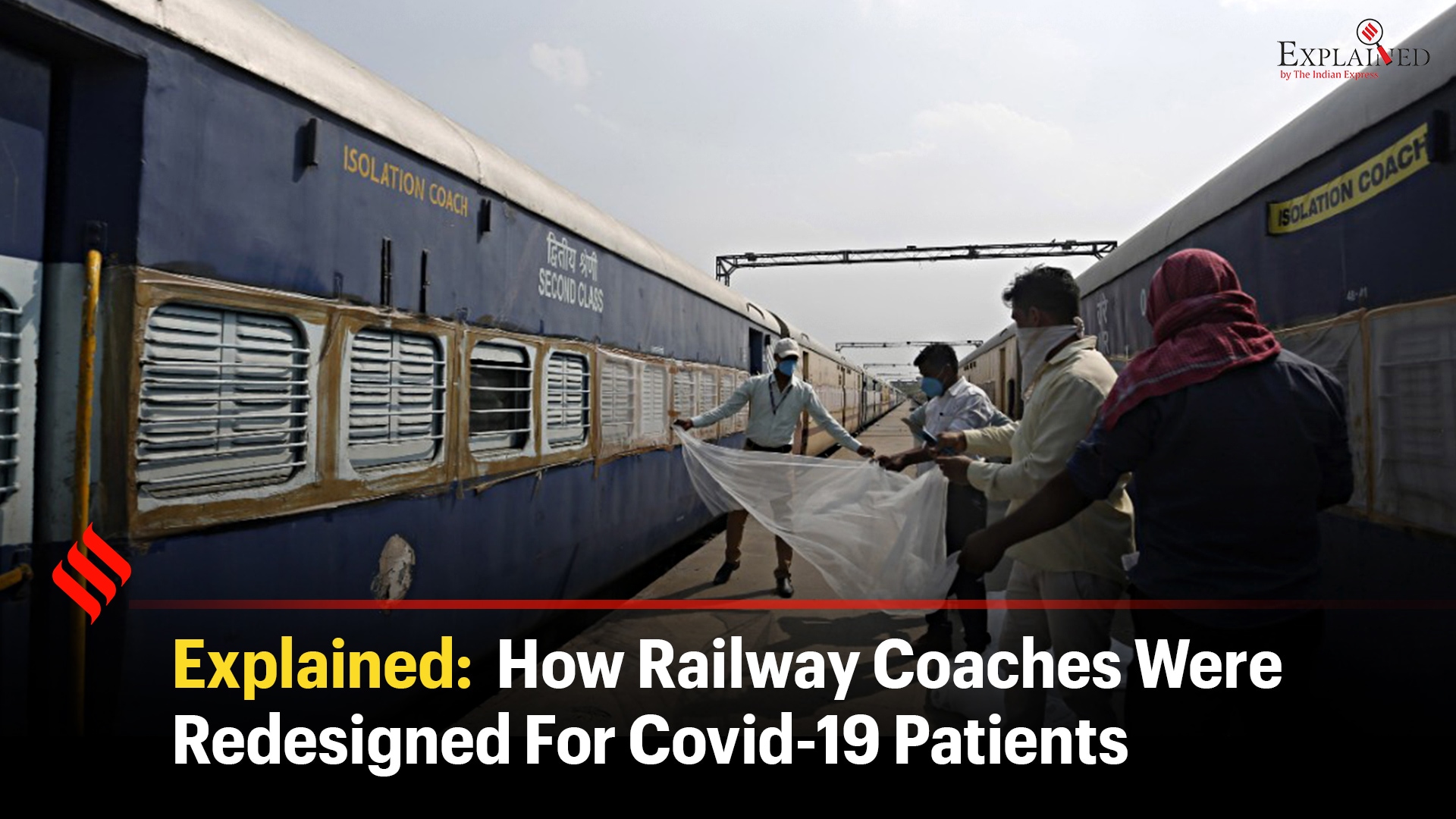Explained how railway coaches were redesigned for covid 19 patients-The ...