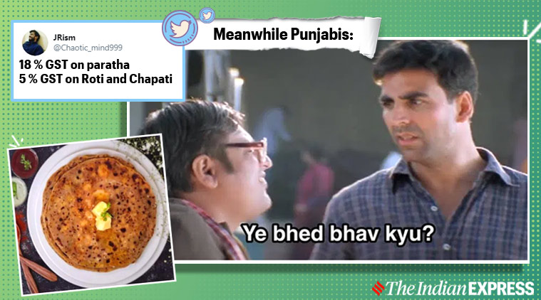 Indians react with memes to report that says 18% GST imposed on parota ...