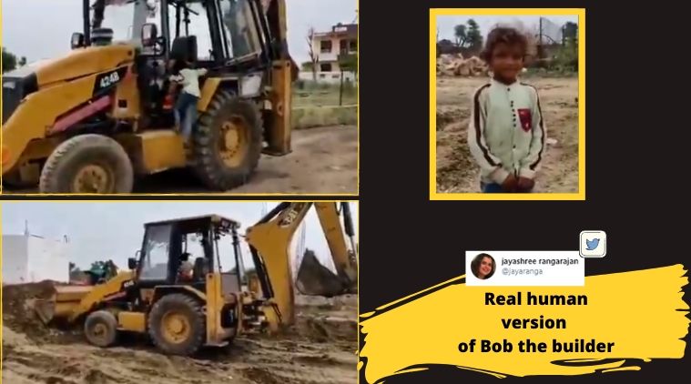 5-year-old effortlessly operates JCB, Virender Sehwag shares clip to ...
