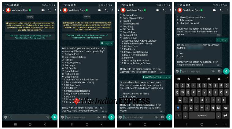 Vodafone-Idea launches WhatsApp chatbot to solve customer query: How to ...