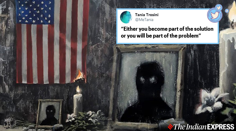 ‘It’s not their problem, it’s mine’: Banksy pays tribute to George ...