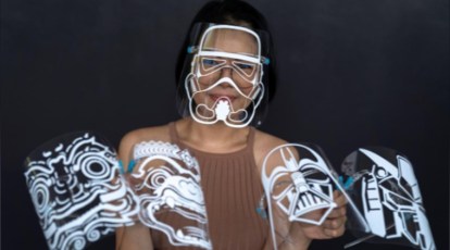 Storm Trooper Face Paint
