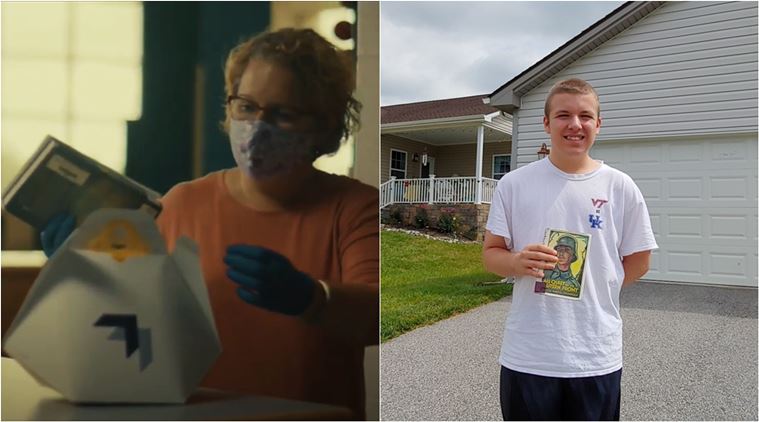 School librarian uses drones to deliver books to children stuck at home ...