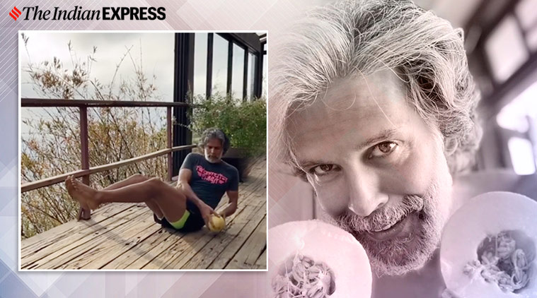 Milind Soman knows how to use a melon, from exercise to skincare | Life ...