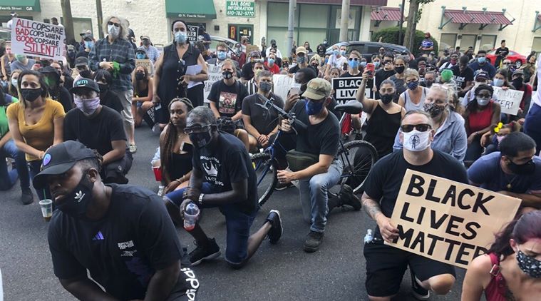 Protest in Pennsylvania after cop uses knee to restrain man | World ...