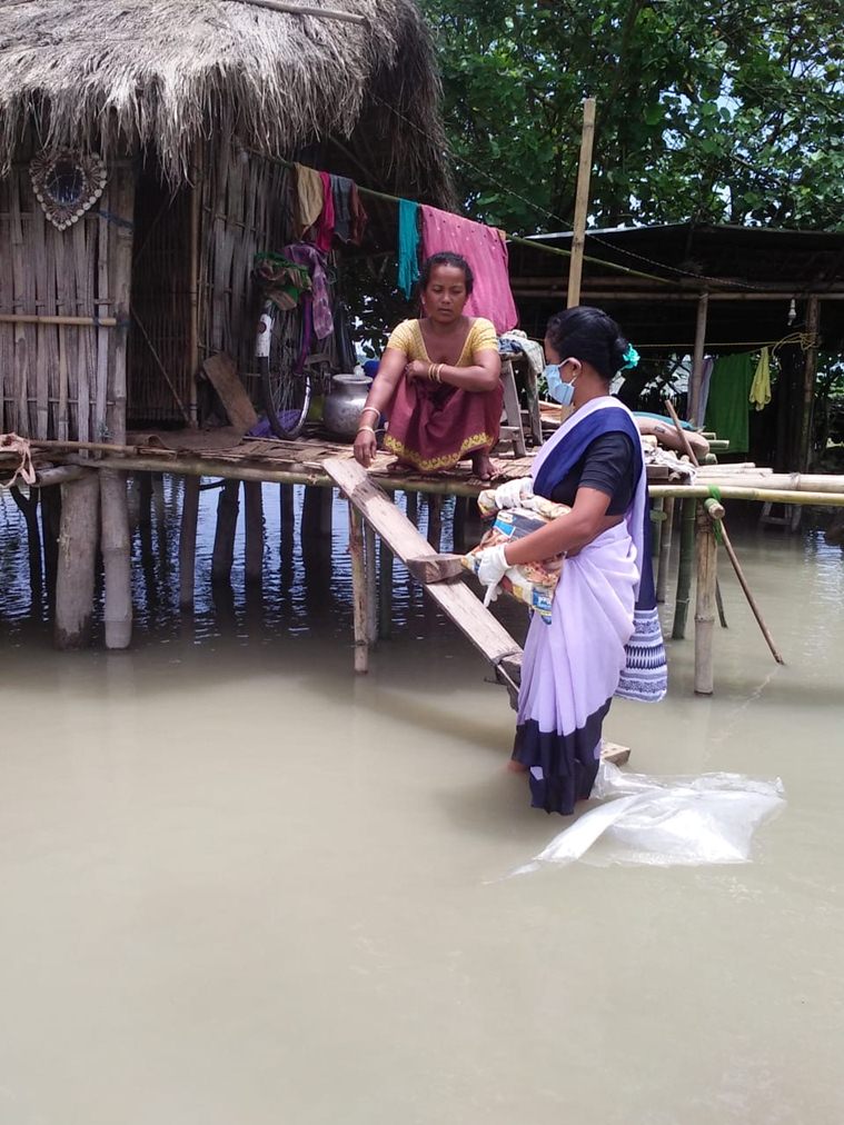 Through rain and floods, Assam’s community workers battle pandemic ...