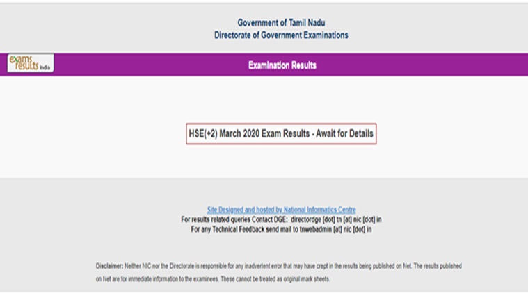 Tamil Nadu TN Board +2 Class 12th Result 2020: Websites to check merit ...
