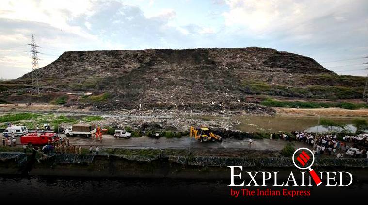 Explained: How Ghazipur landfill’s height was reduced and if it can be ...