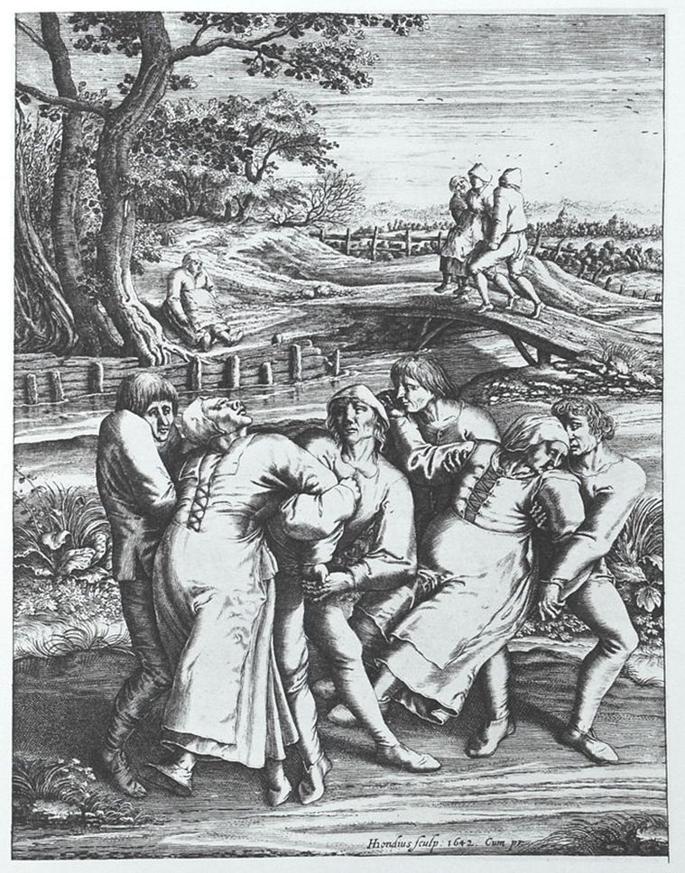 The dancing plague that struck many in medieval Europe
