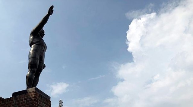 Saluting statue to be removed from Amsterdam Olympic Stadium | Sport ...