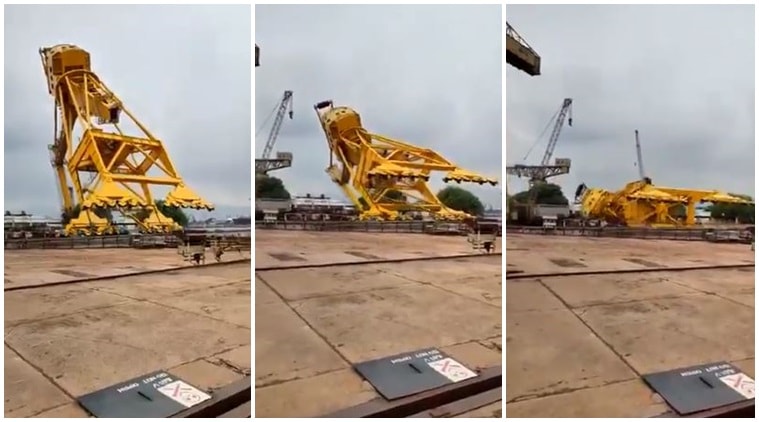 Visakhapatnam Hindustan Shipyard Crane Accident Today Live News: 10 ...