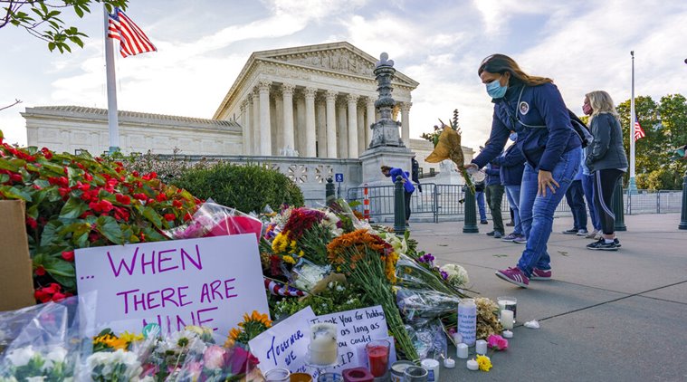 ‘Thank you RBG’: Hundreds gather at Supreme Court to mourn Justice Ruth ...