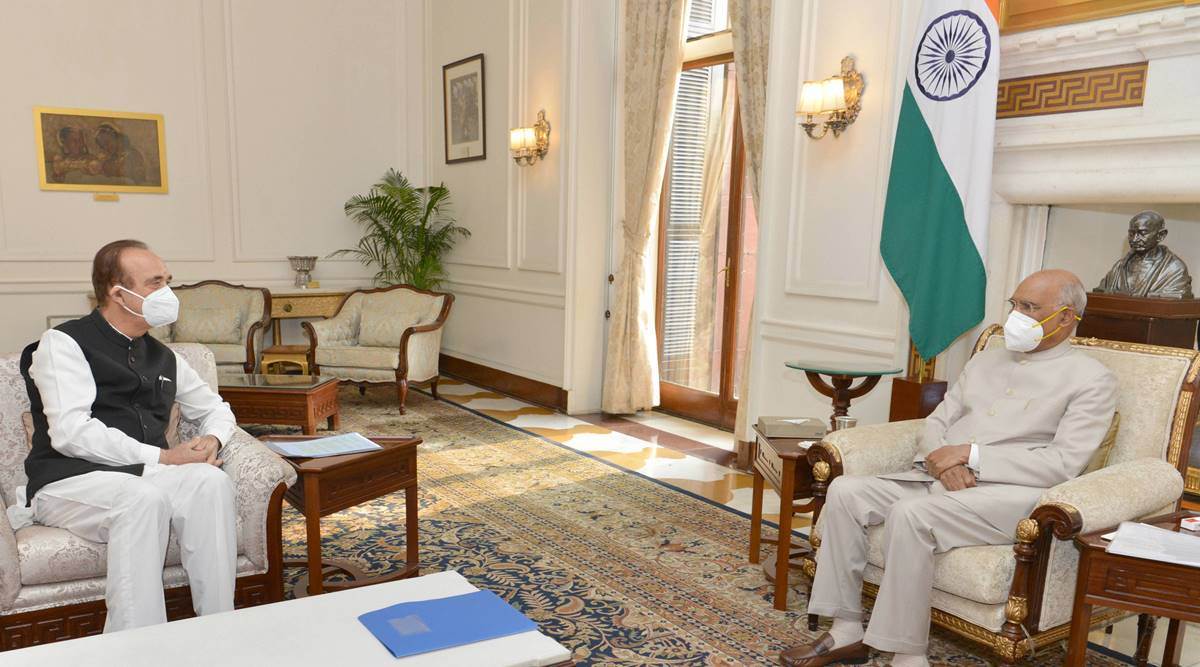 Ghulam Nabi Azad meets President Kovind, urges him not to sign farm ...