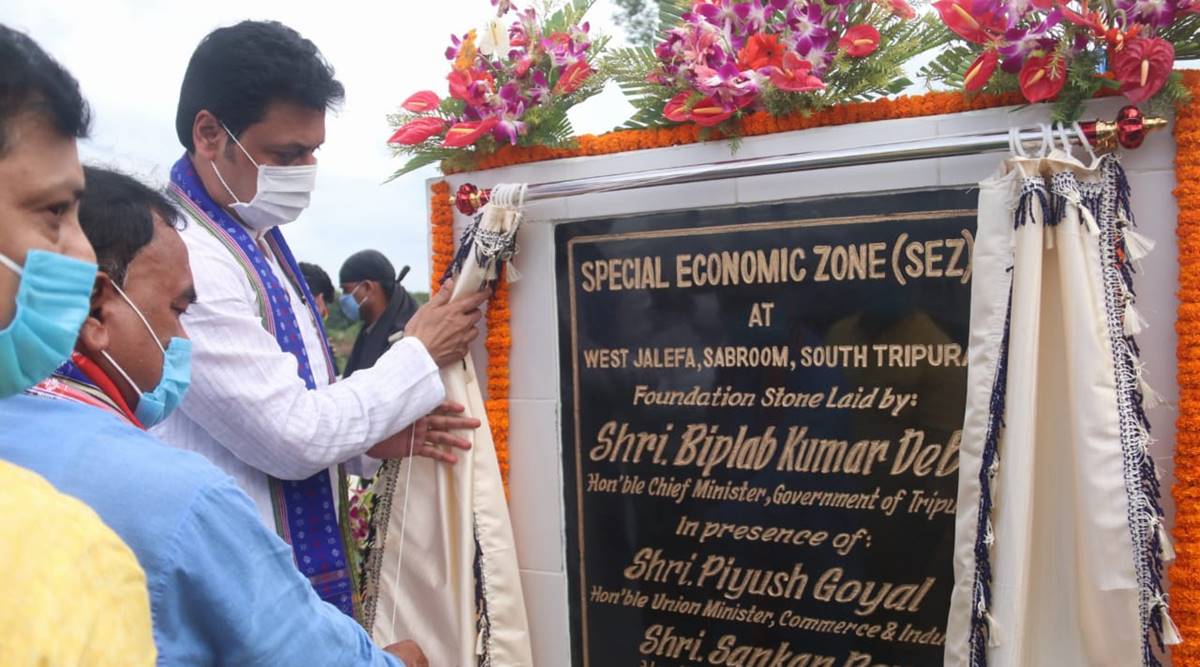 Tripura: CM Biplab Deb lays foundation stone for state’s first SEZ ...