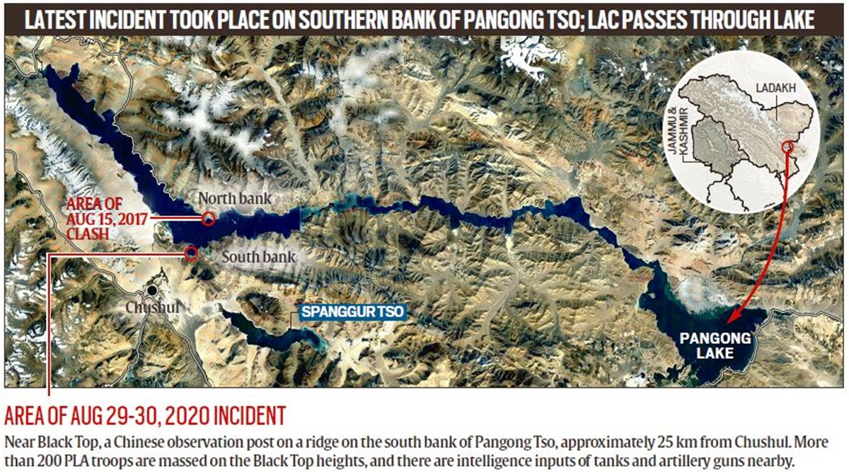 Explained: The importance of Ladakh’s Pangong Tso south bank ...