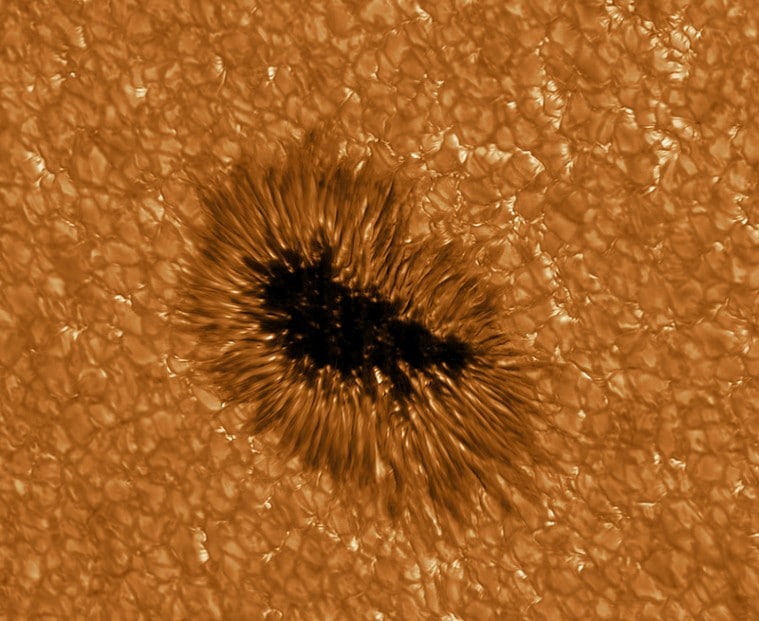 High Res Photos Of The Sun Show What Sunspots Look Like Technology News The Indian Express