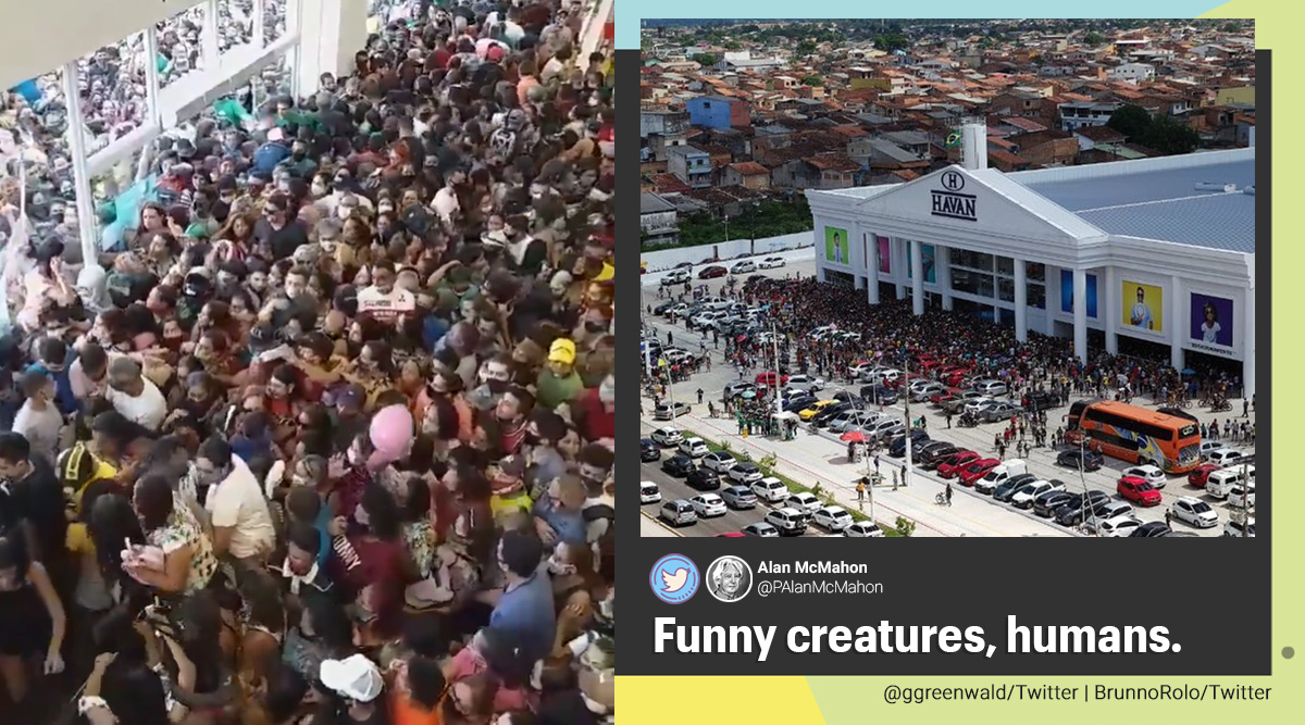 Hundreds throng departmental store in Brazil, prompt its closure ...