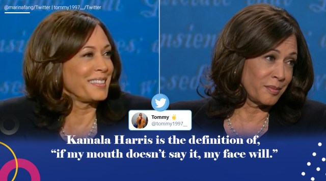 Kamala Harris’s expressions during US vice presidential debate got ...
