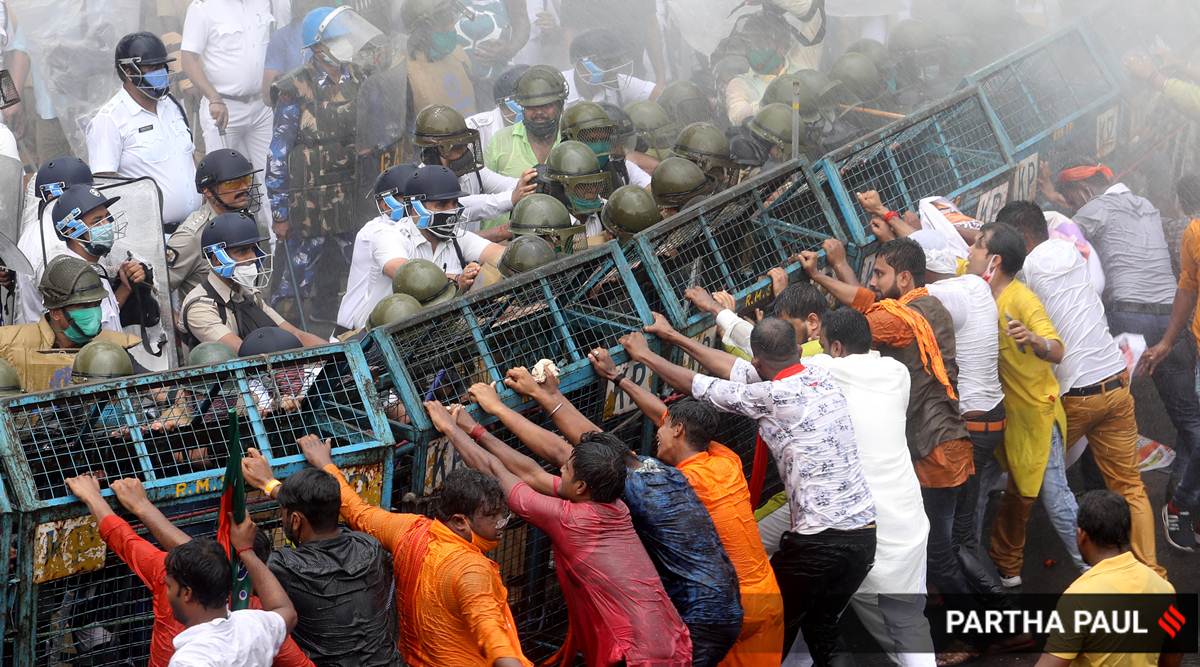 BJP’s ‘March to Nabanna’: Vijayvargiya, Mukul Roy among 24 booked for ...