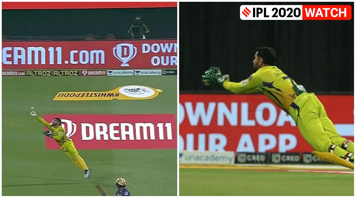 With gloves off, MS Dhoni plucks a fine catch as birthday boy Bravo ...