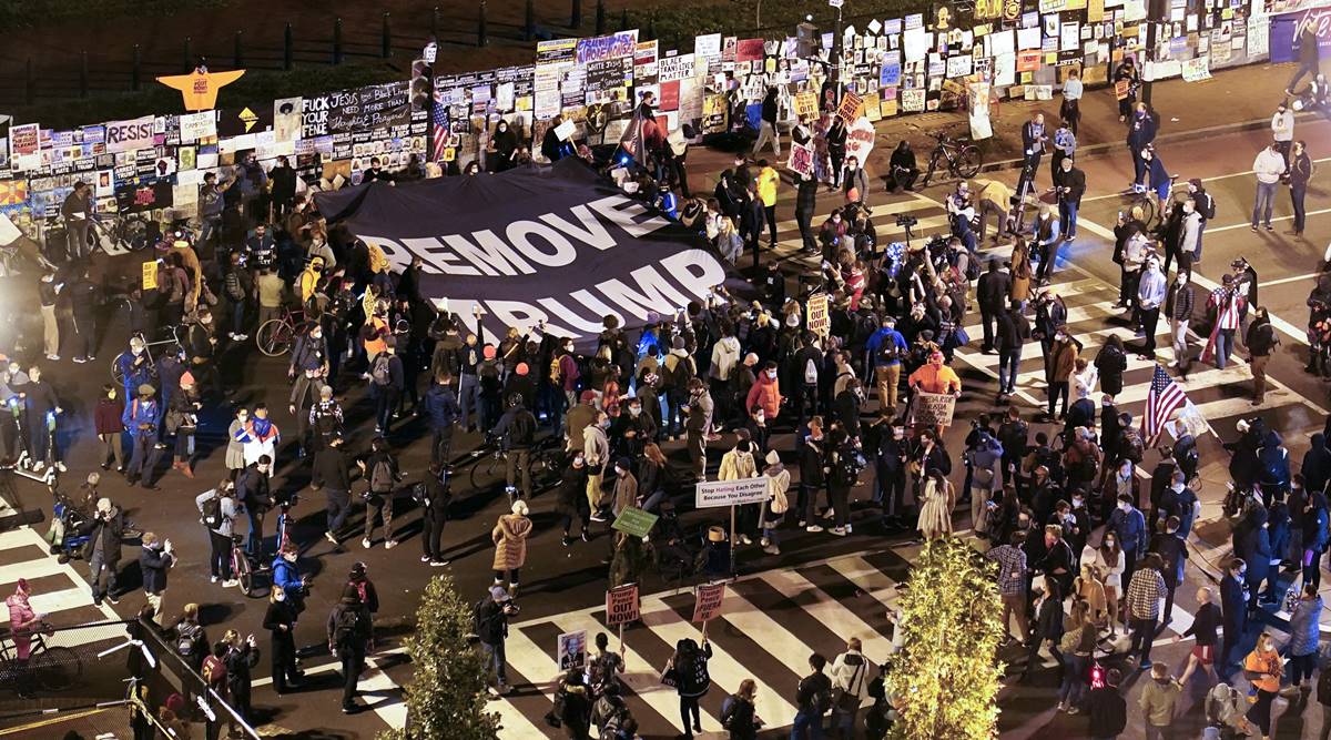 Protesters gather near White House, no wide unrest seen | World News ...