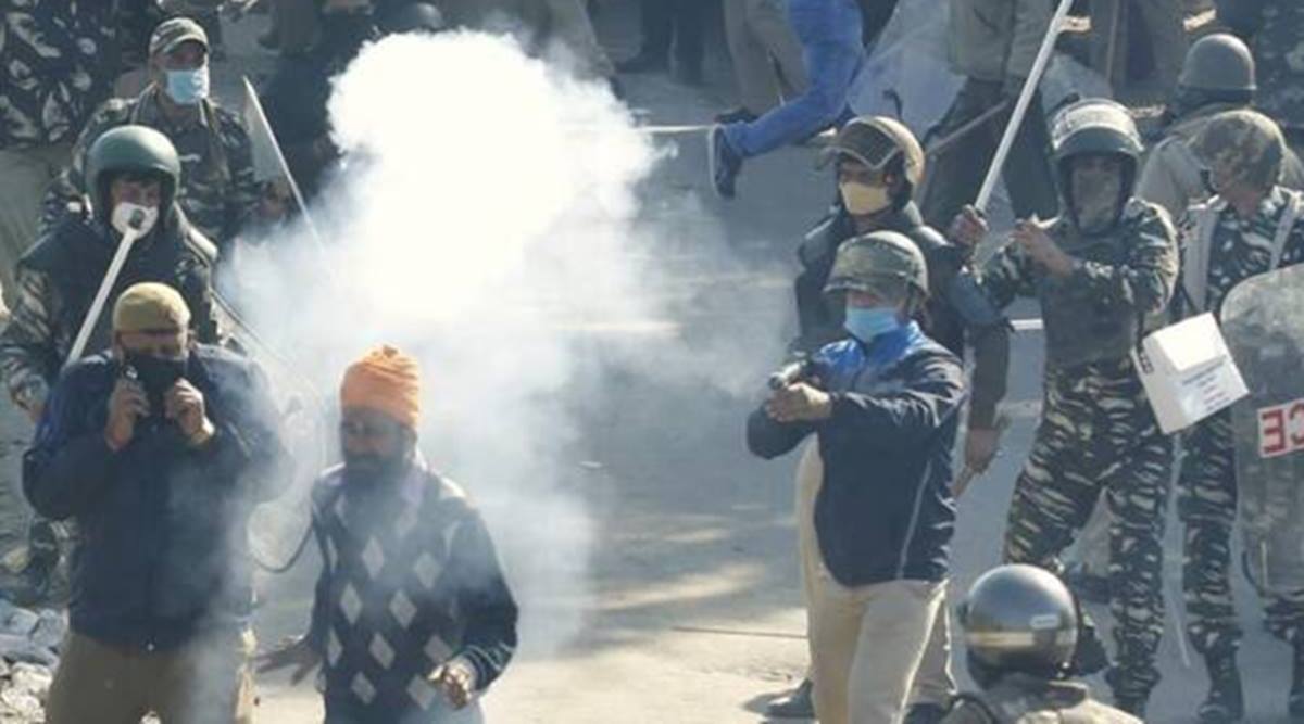 Farmers brave water cannons, tear gas in march towards Delhi | India ...