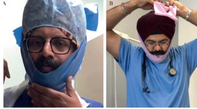 UK team trials ‘Singh Thattha’ to protect bearded doctors on COVID ...
