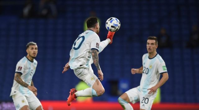 Scaloni calls for VAR review after Messi goal chalked off | Football ...