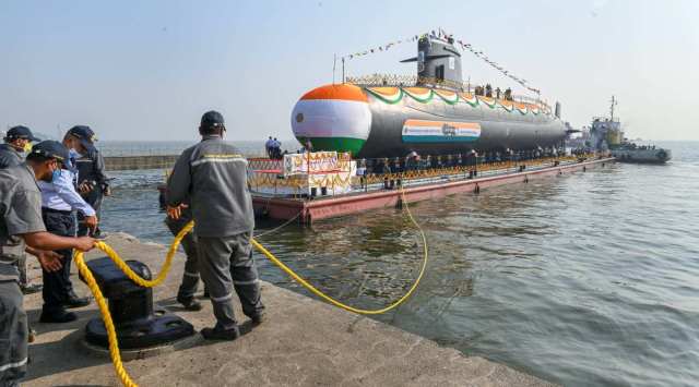 MDL launches fifth Scorpene-class submarine Vagir | India News - The ...